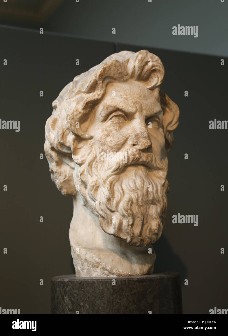 Antisthenes (445-365 BC). Greek philosopher. Roman copy of Greek ...