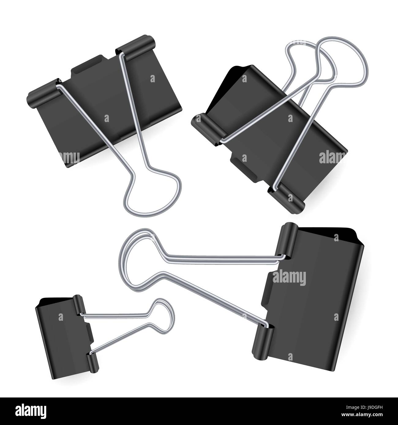 Business concepts binder clips Stock Vector Images - Alamy