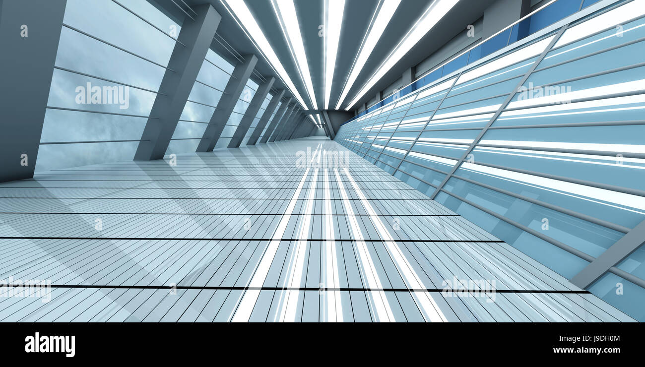 hall, house, building, glass, chalice, tumbler, corridor, inside, big ...