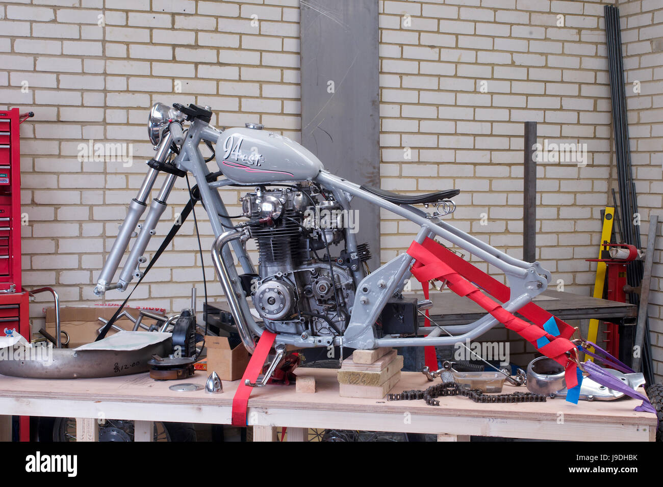 Custom build motorcycle hi-res stock photography and images - Alamy