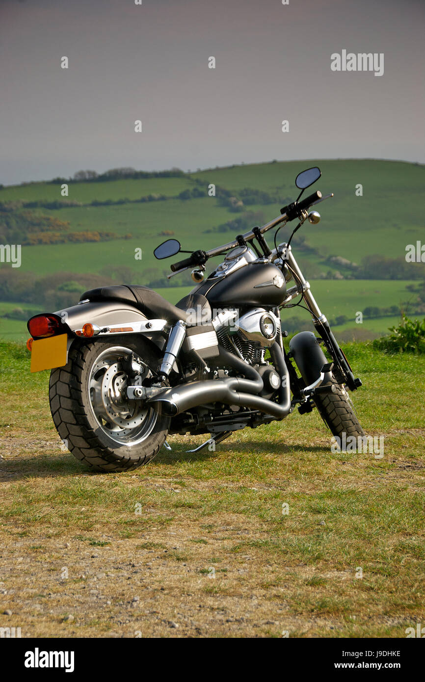 Harley Davidson FXDF Fat Bob Motorcycle Stock Photo - Alamy