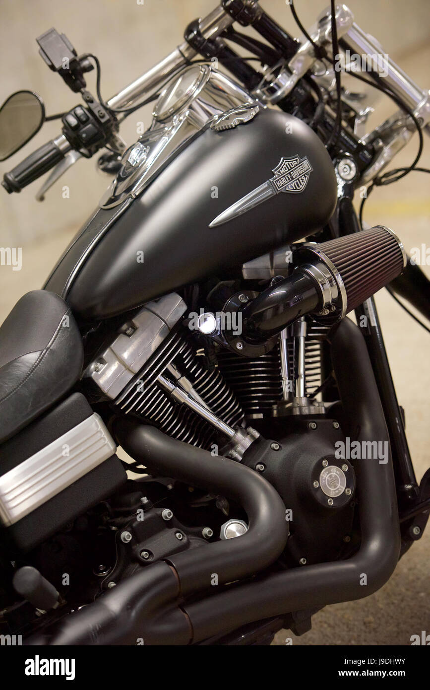 Harley Davidson FXDF Fat Bob Motorcycle Stock Photo - Alamy