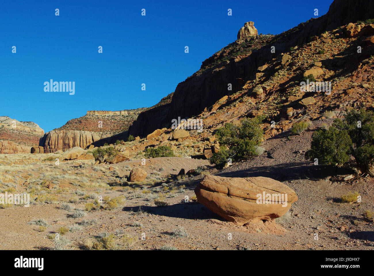 formation, rock, Canyon, firmament, sky, unclouded, cloudless, blue ...