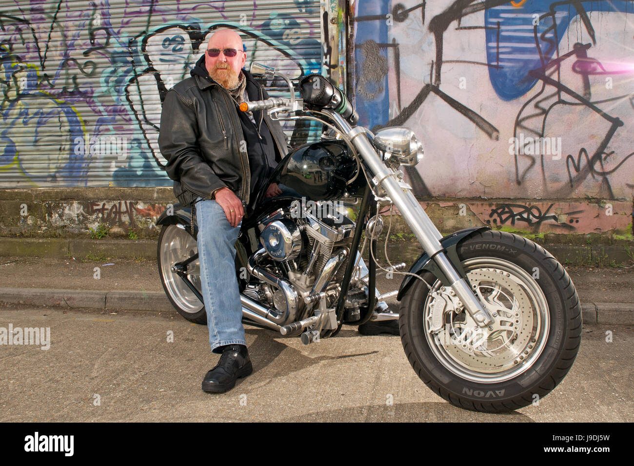Custom chopper rider hi-res stock photography and images - Alamy