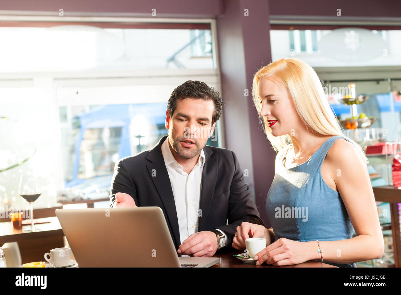 woman, cafe, laptop, notebook, computers, computer, work, job, labor, coffee Stock Photo - Alamy