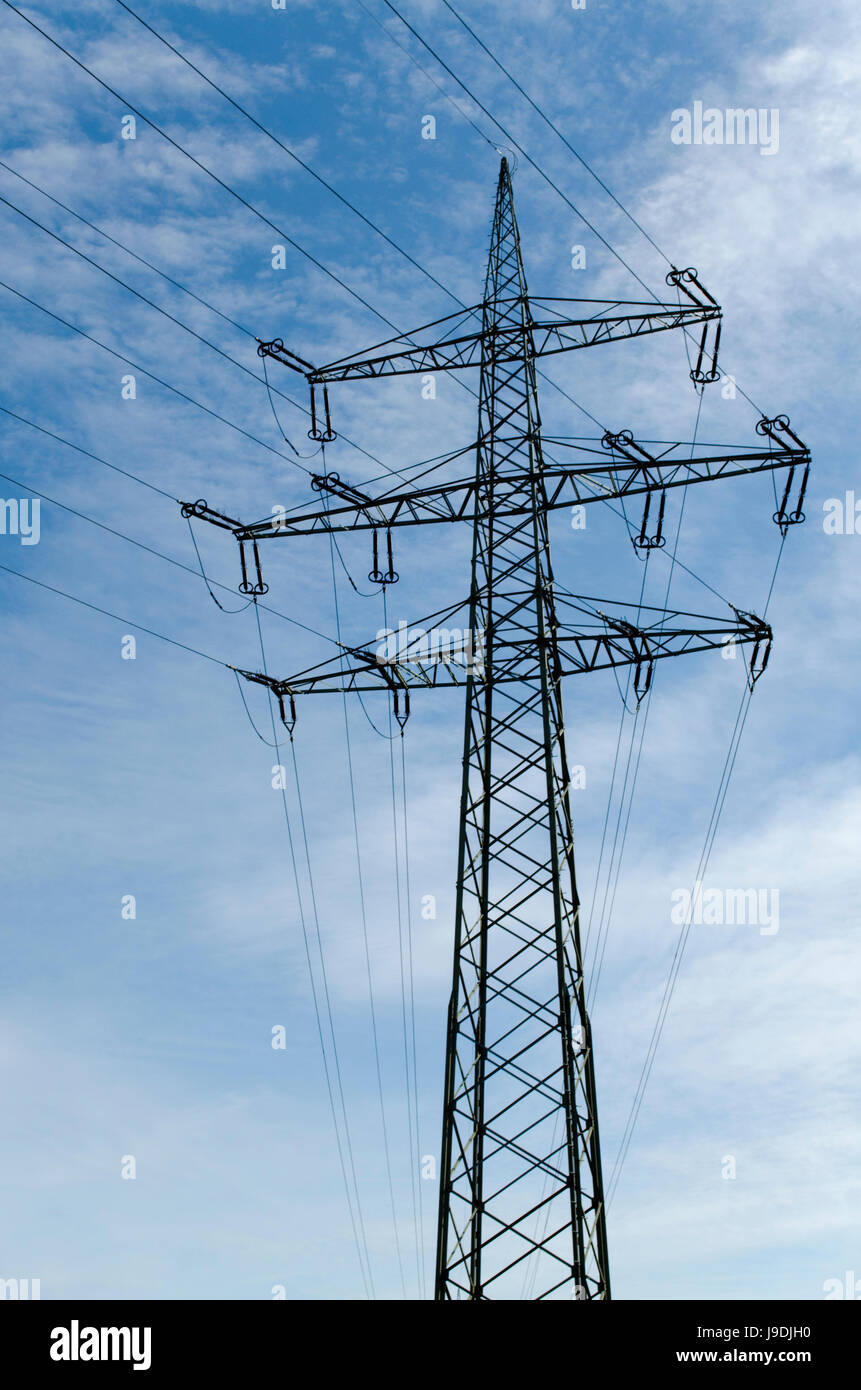 Starkstrommast hi-res stock photography and images - Alamy