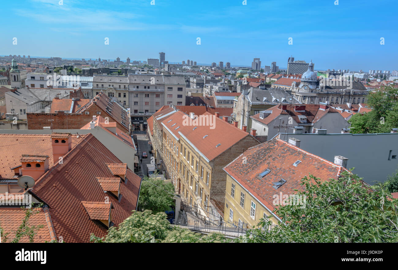 Zagreb panorama view hi-res stock photography and images - Alamy