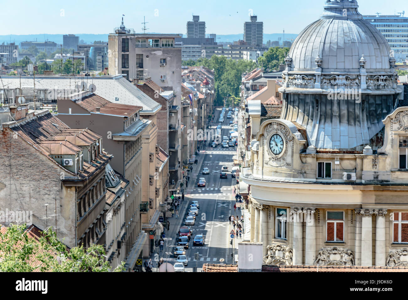 Zagreb clock tower hi-res stock photography and images - Alamy