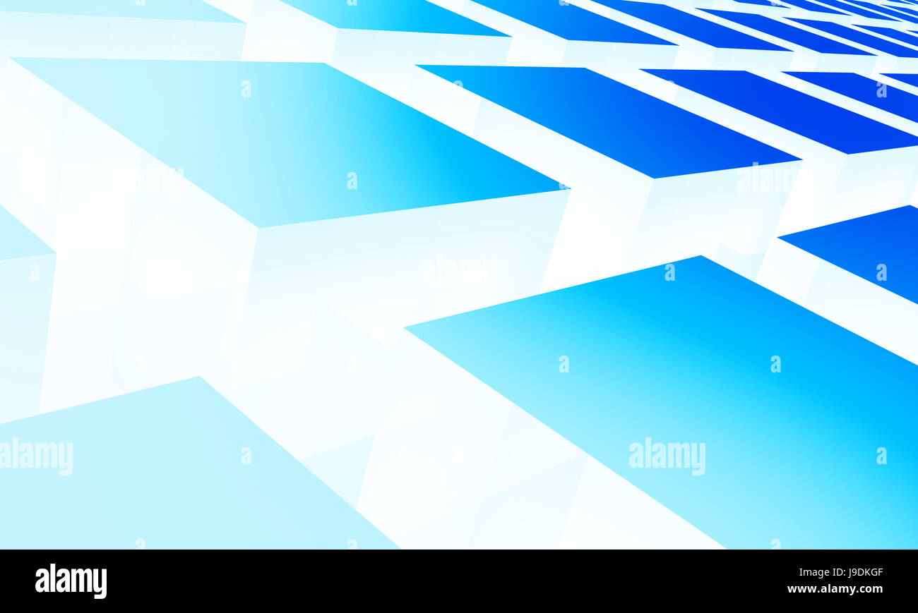 3d structure - blue square Stock Photo - Alamy