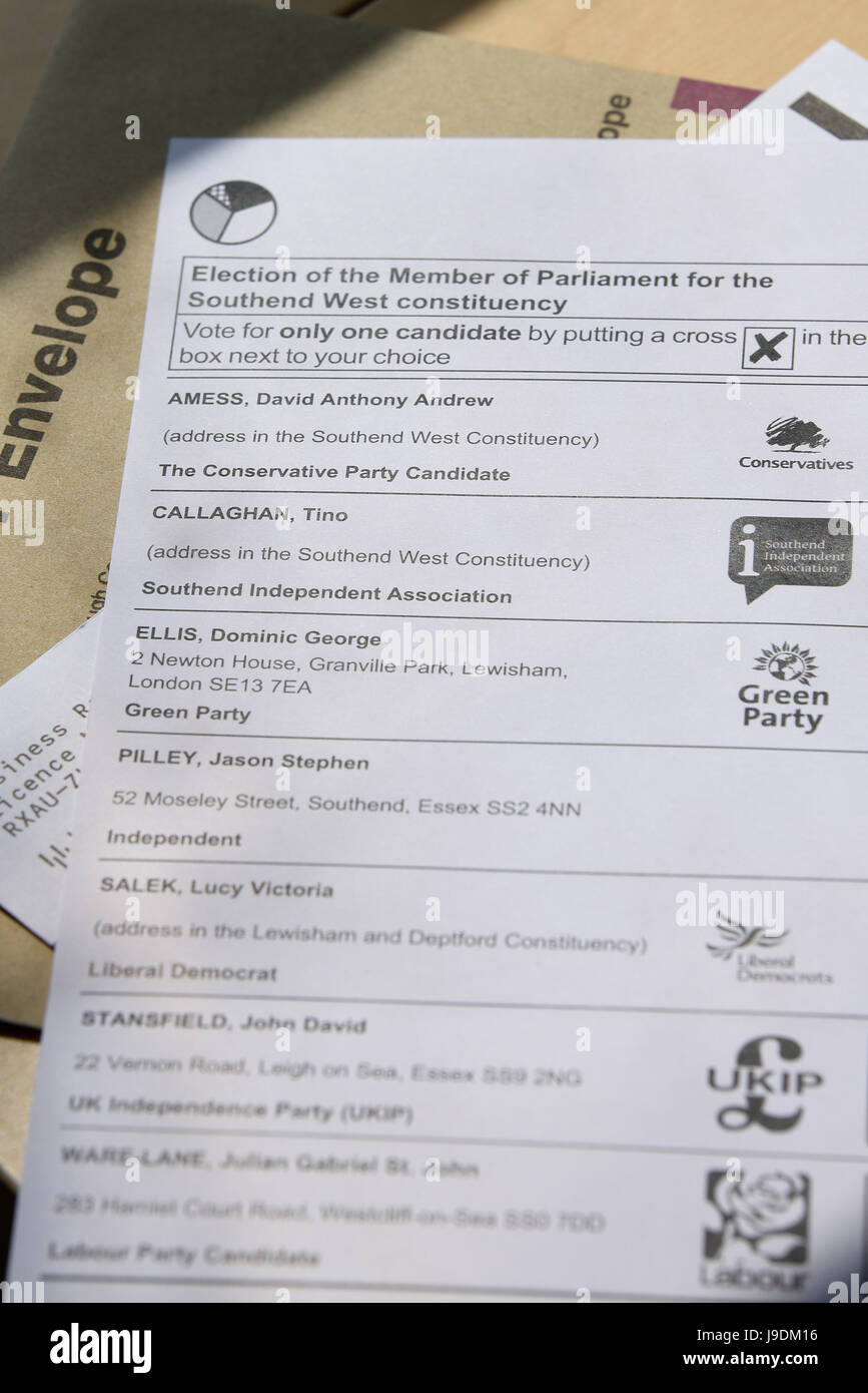 Postal ballot hi-res stock photography and images - Alamy