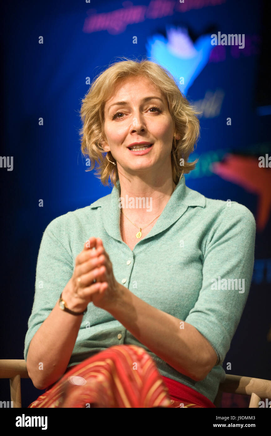 Marie-Elsa Bragg speaking on stage about her book Towards Mellbreak at ...