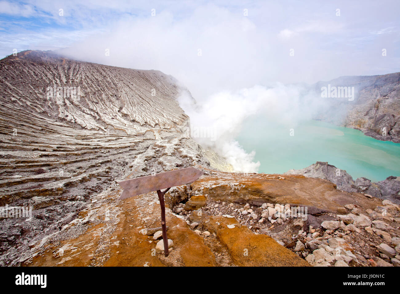 indonesia, crater, fresh water, lake, inland water, water, vulcan ...