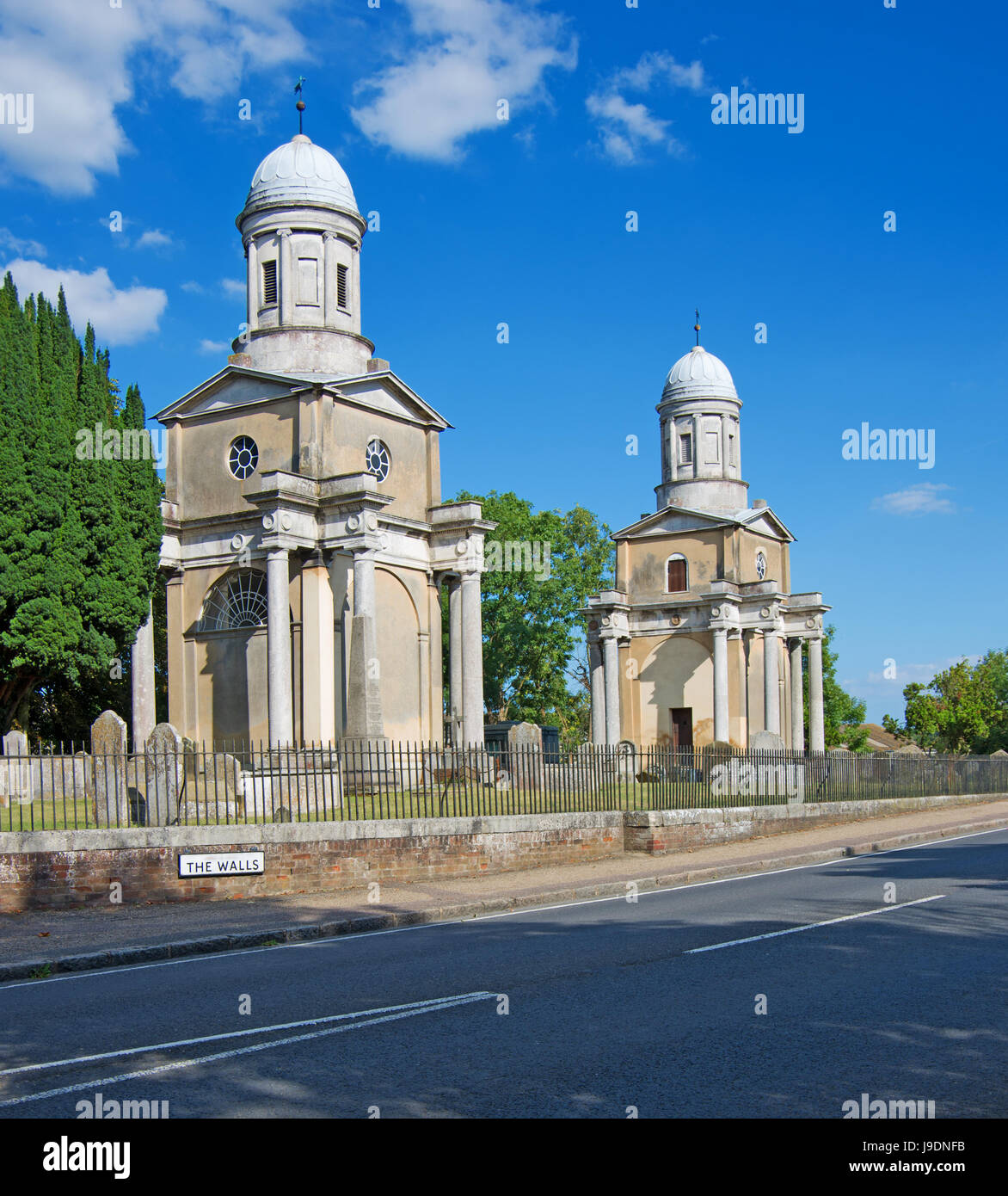 Mistley, Essex, Mistley Towers 1752 Stock Photo - Alamy