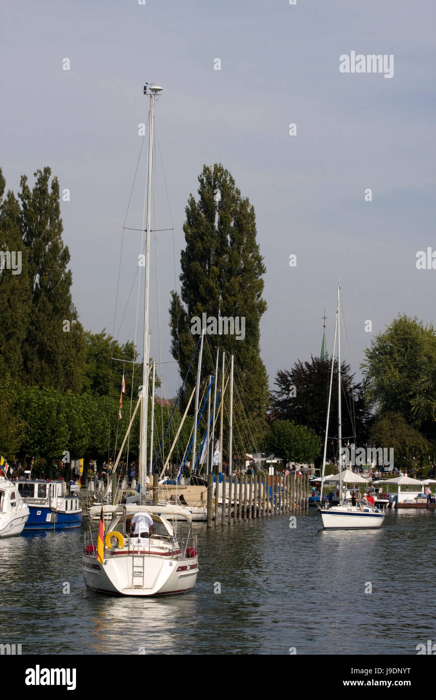 lake constance, rowing boat, sailing boat, sailboat, boat, watercraft ...