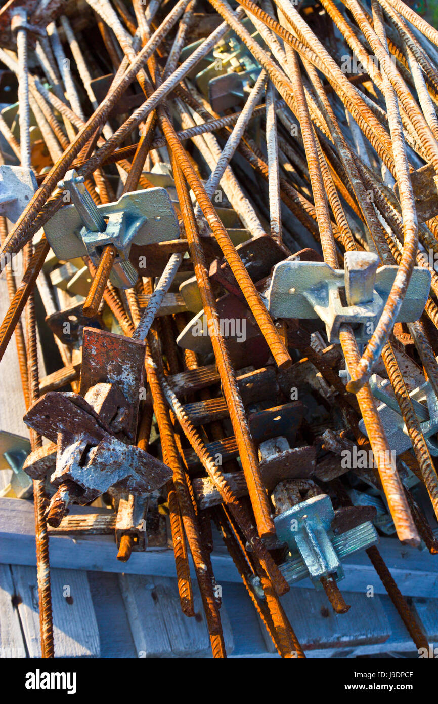 tool, industrial, rusty, rust, equipment, bar, barricade, building ...