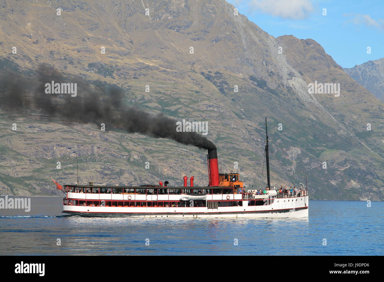 new zealand, steamer, steamboat, damper, salt water, sea, ocean, water ...