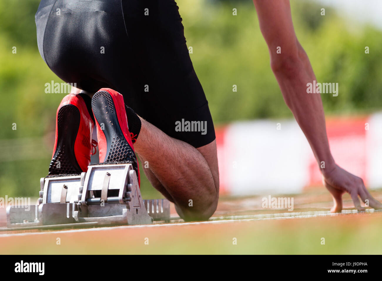 contest, athletics, sprinter, athlete, starting block, originator ...