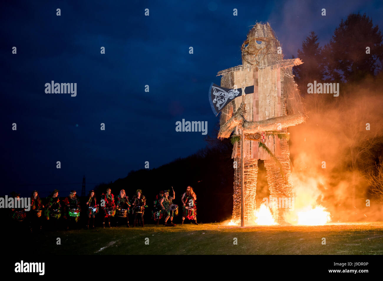 Nicolas Cage Wicker Man Burning