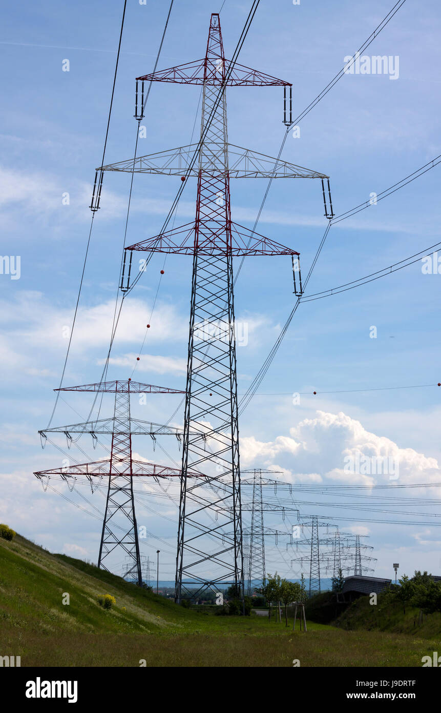 energy, power, electricity, electric power, mast, current mast, high ...