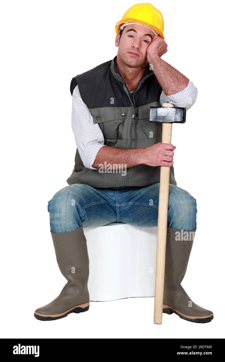 boredom, bored, backdrop, background, construction, stool, tool ...