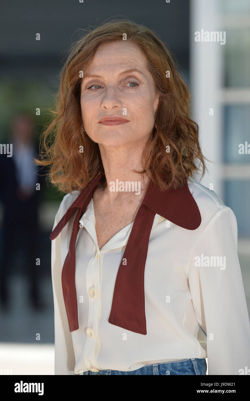 70th edition of the Cannes Film Festival: actress Isabelle Huppert ...