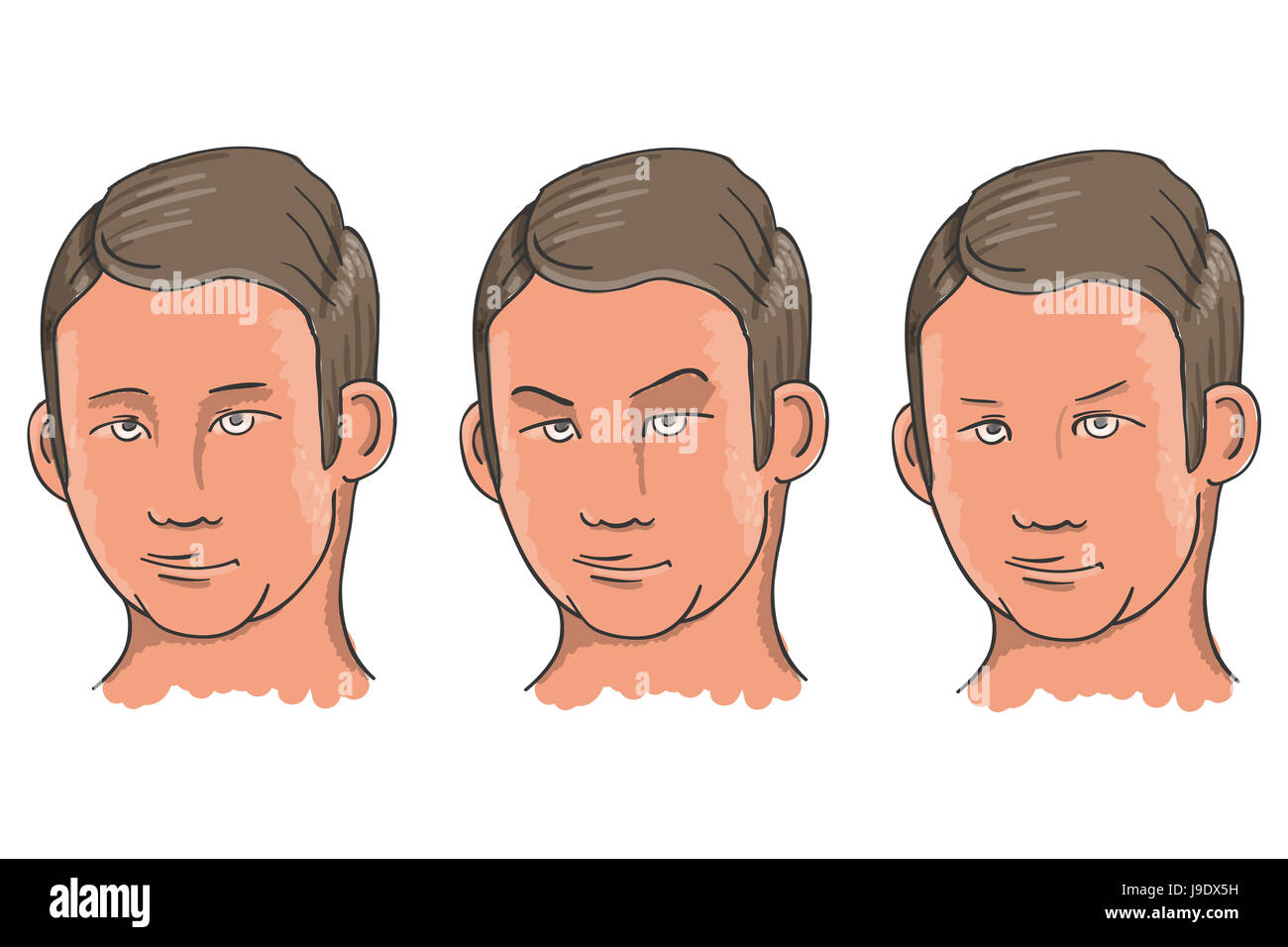 graphic, face, portrait, human, human being, illustration, young ...