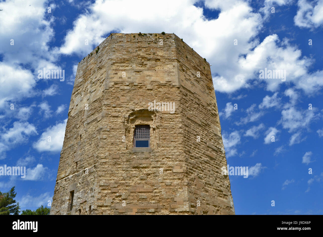 hall, tower, entrance, hexagonal, hall, house, building, tower ...