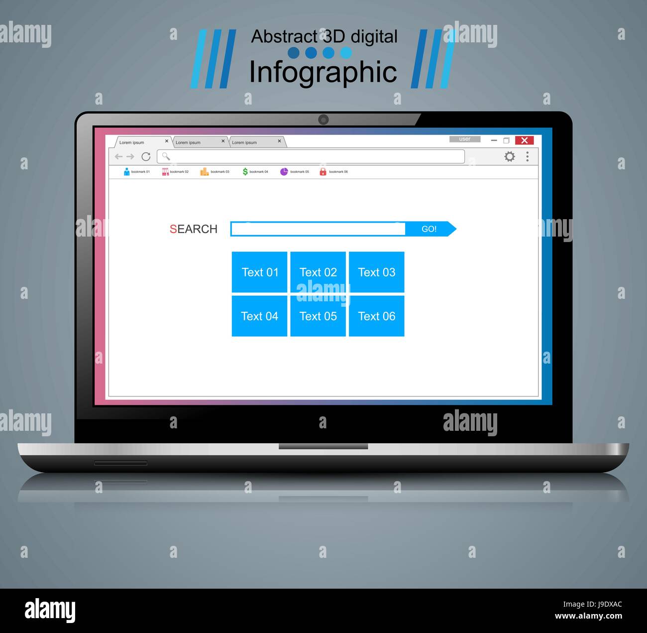 Notebook infographic icon with white reflect Stock Vector Image & Art ...