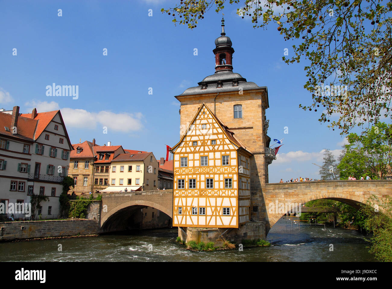 city, town, bridge, town hall, style of construction, architecture ...