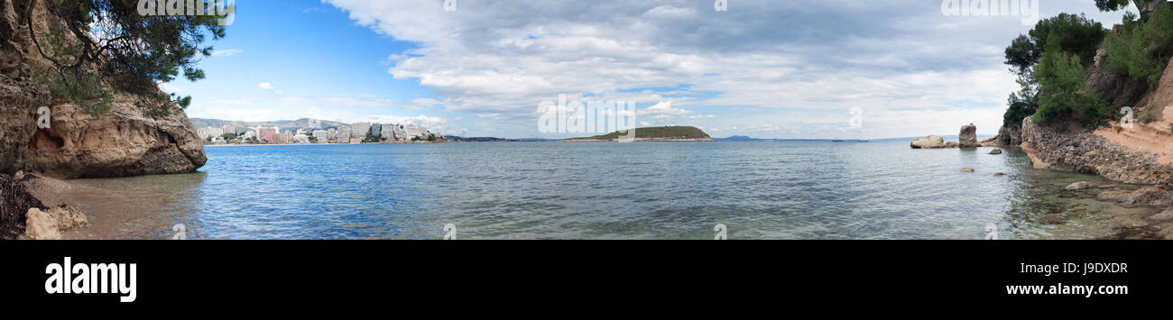 beach, seaside, the beach, seashore, spain, spring, blue, humans, human ...