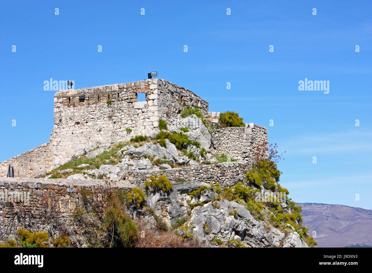 hill, fortress, croatia, military, fortification, medieval, tower ...