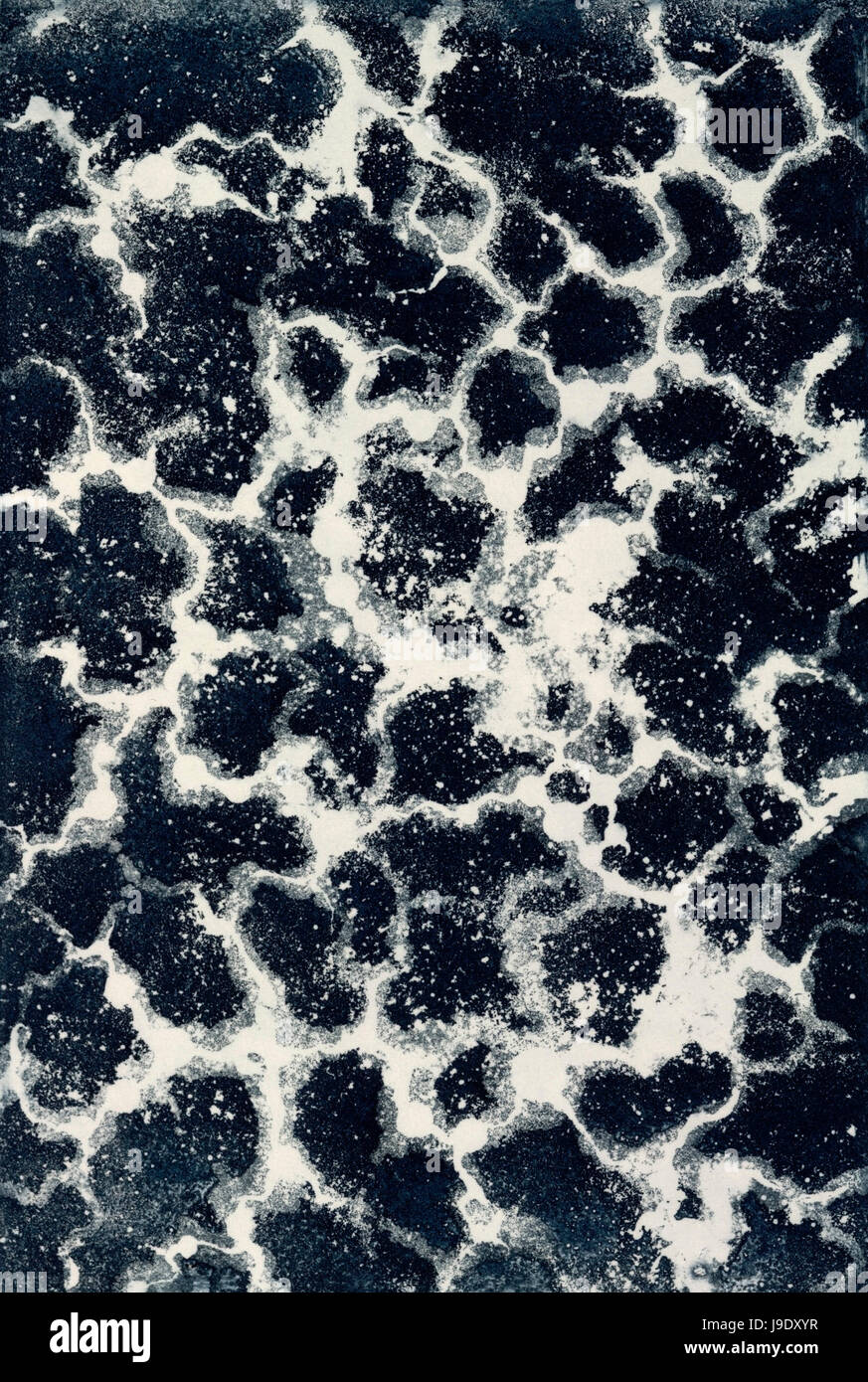 abstract dark blue etching Stock Photo - Alamy