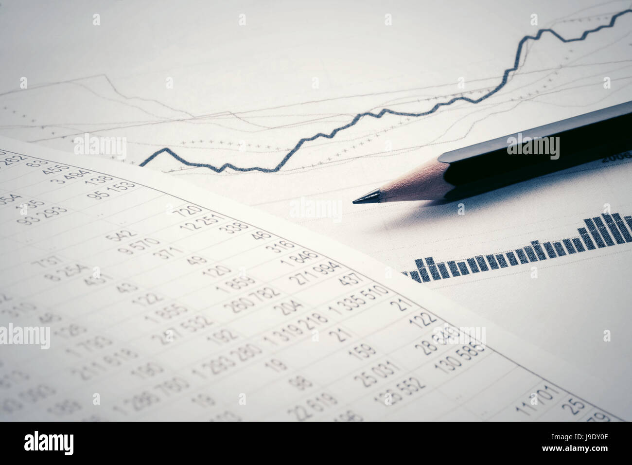 Stock market graphs and charts analysis Stock Photo - Alamy