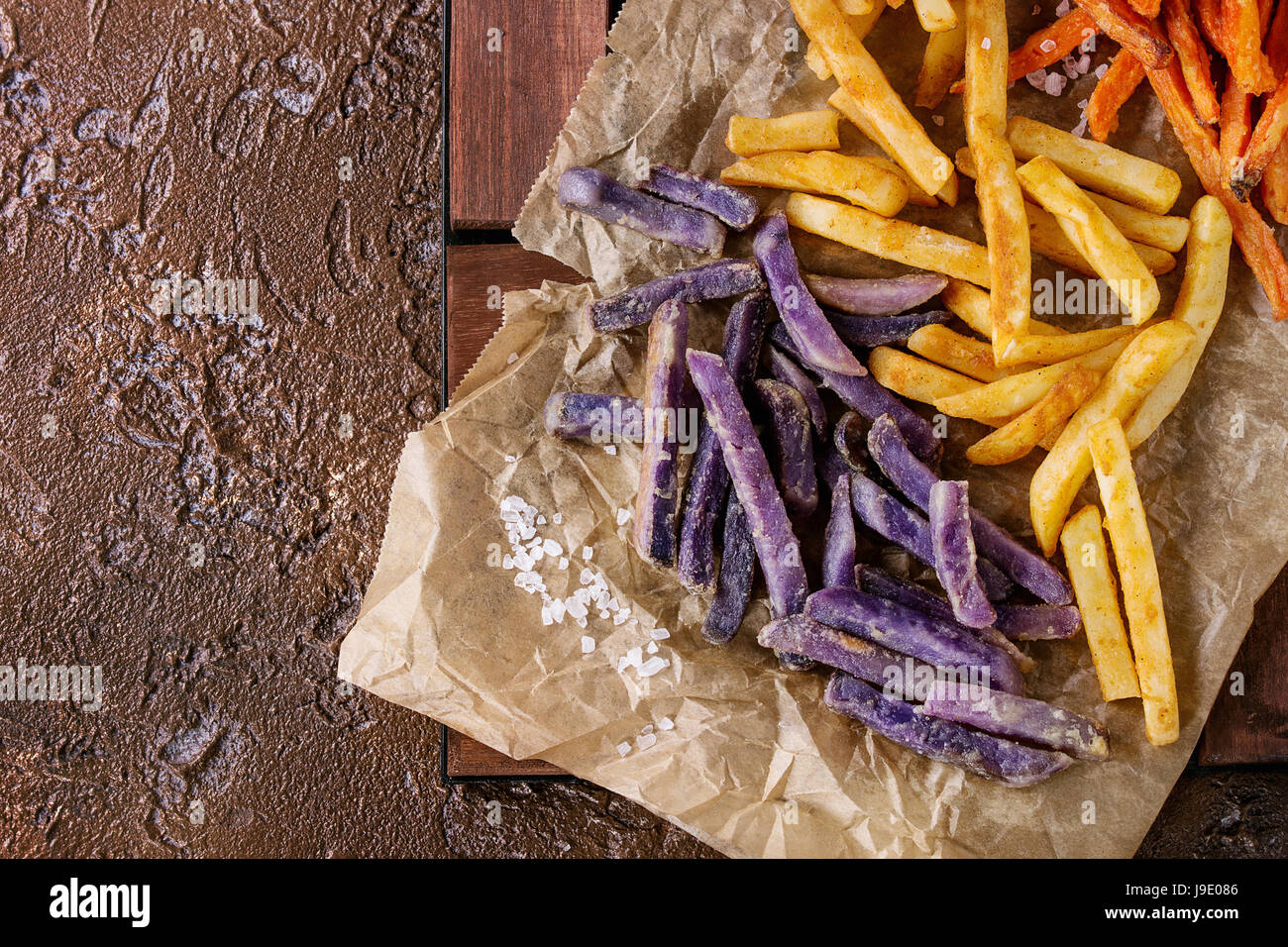 Variety of french fries Stock Photo - Alamy