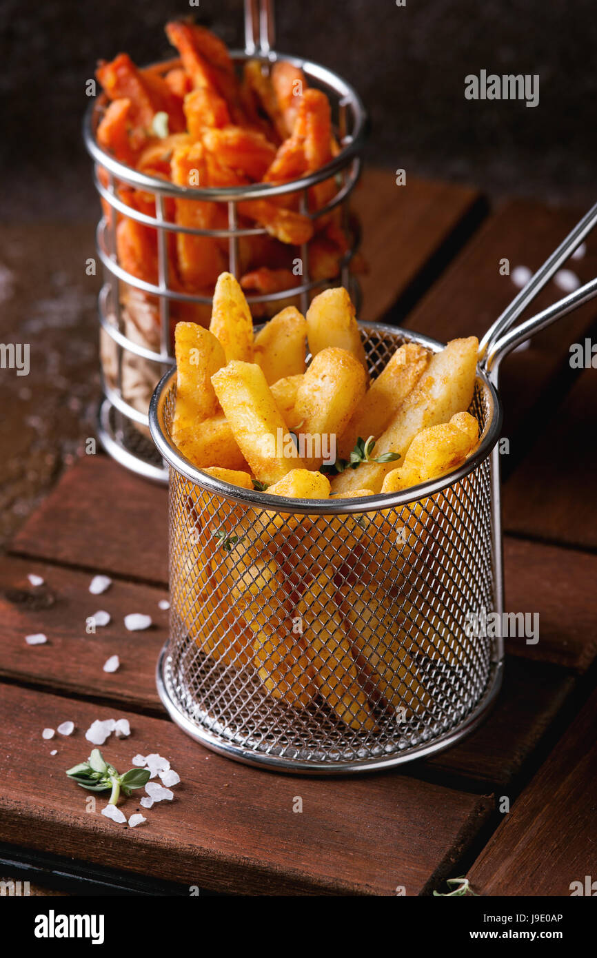 Variety of french fries Stock Photo - Alamy