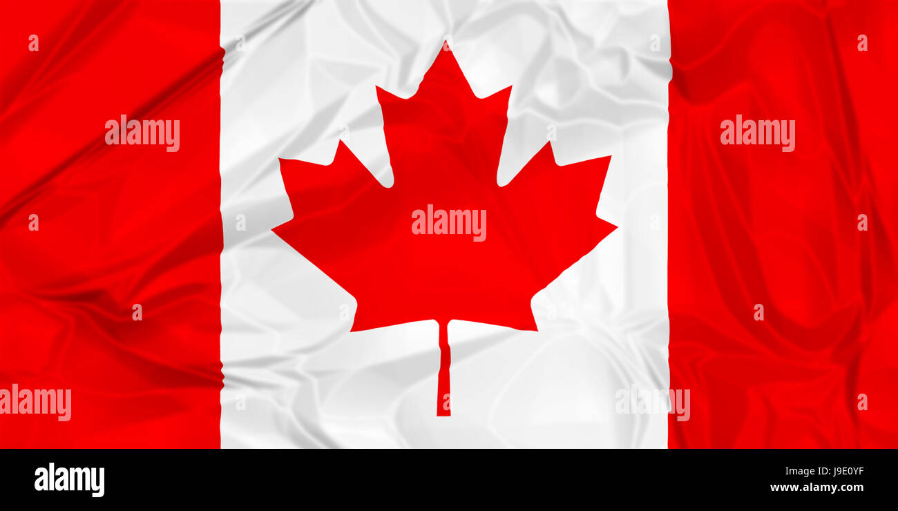 Canada national flag Stock Photo - Alamy