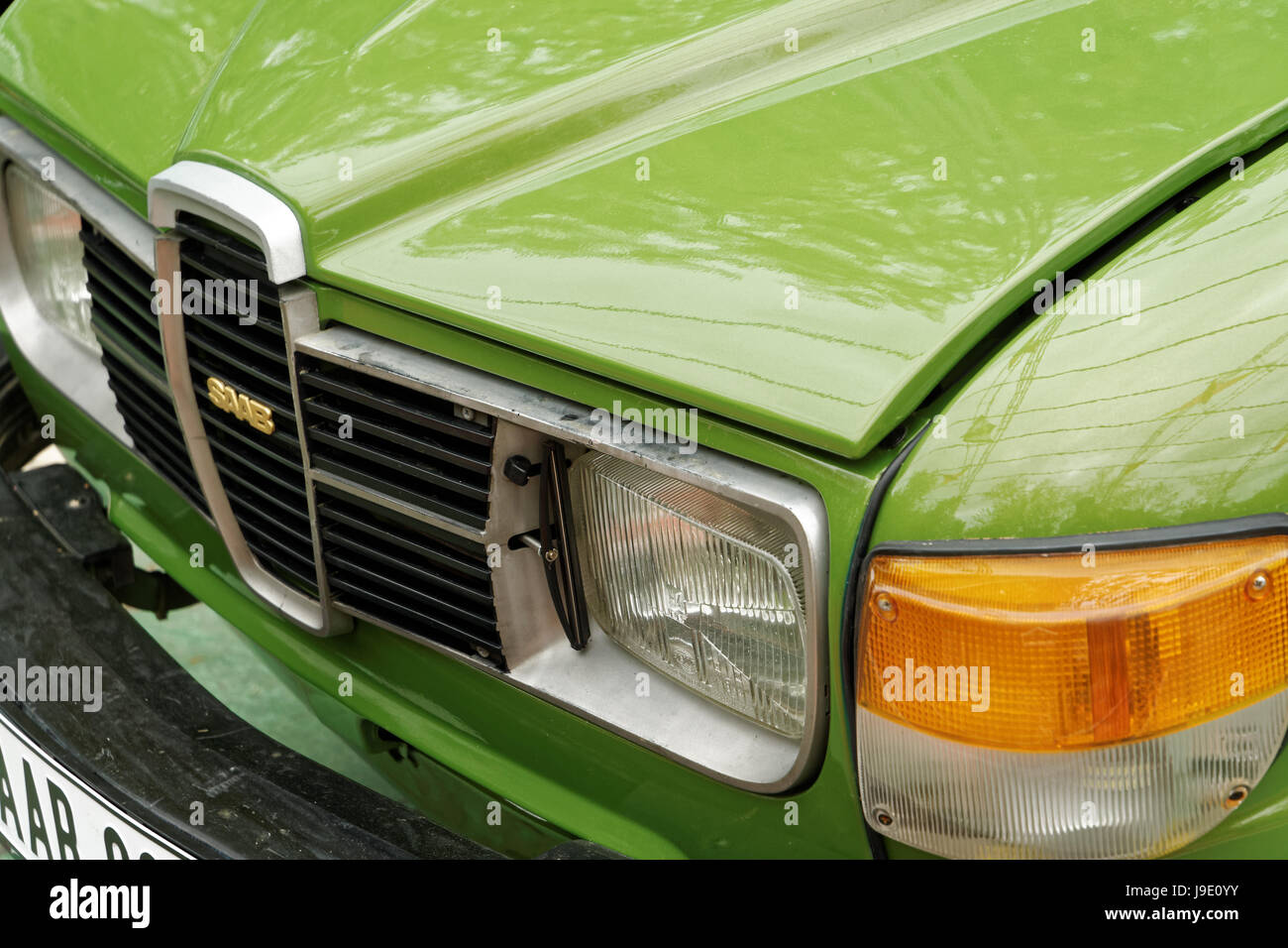 Old saab 96 v4 hi-res stock photography and images - Alamy