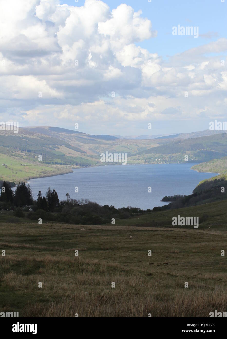 Elevated view of Loch Tay Scotland May 2017 Stock Photo - Alamy