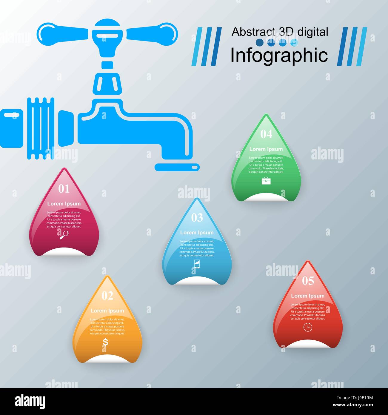Tap icon. Business Infographics Stock Vector Image & Art - Alamy