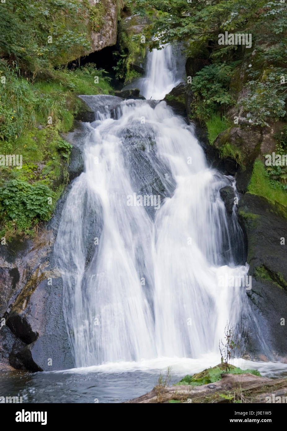 idyllic triberg waterfalls Stock Photo - Alamy