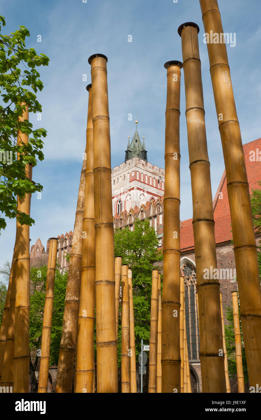 tower, bamboo, steeple, blue, tower, historical, religion, church ...