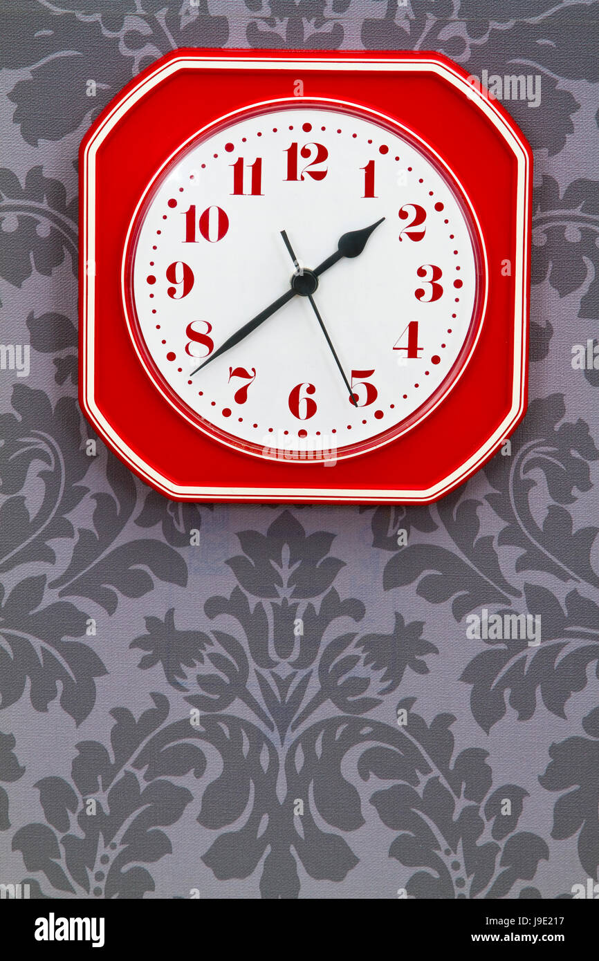 clock, time, old-fashioned, worn, outdated, anachronistic, wall clock ...