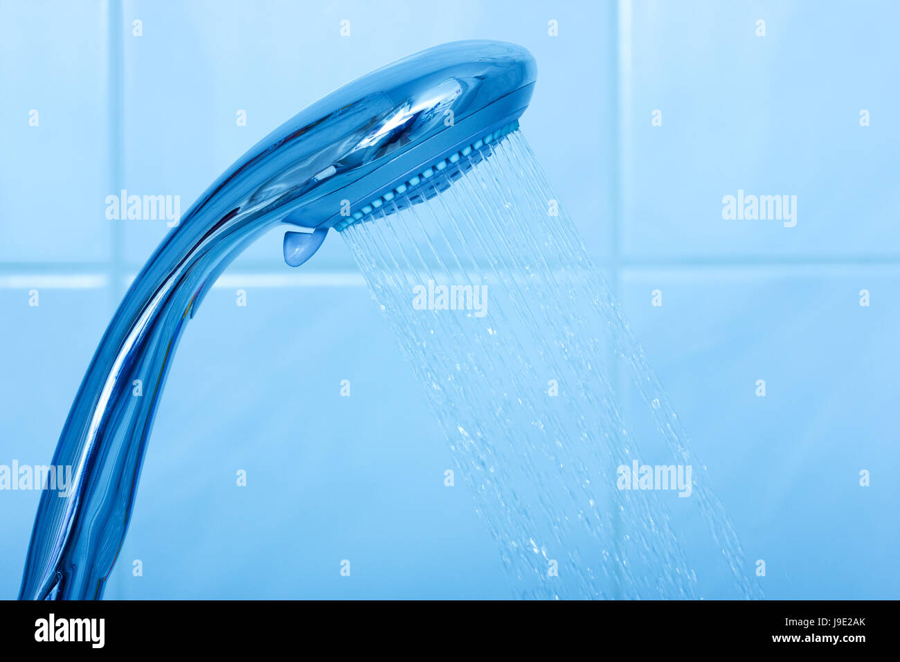 blue, shower, sanitary, hygiene, bathroom, douche, water, blue, liquid ...