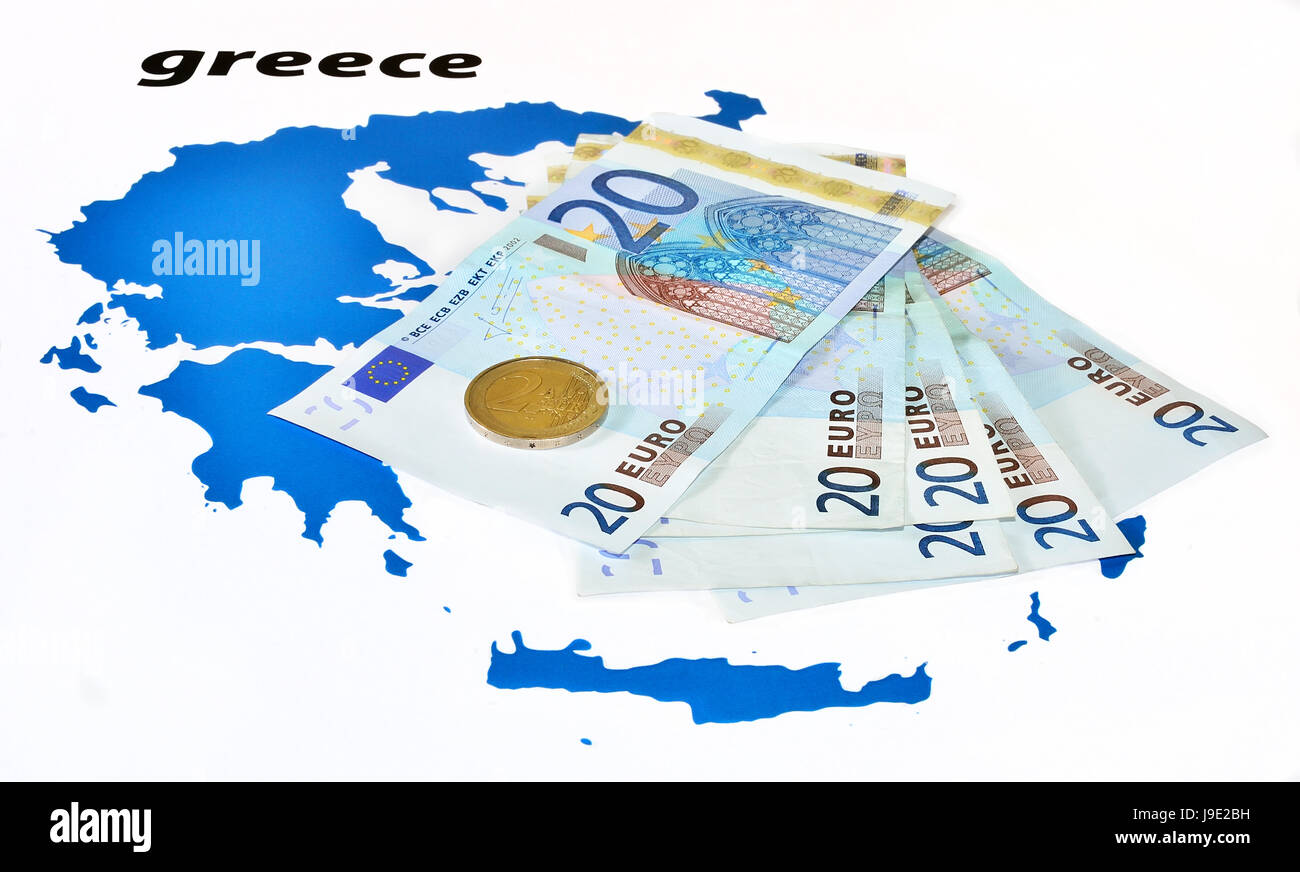 greece, euro, europe, crisis, finance, debt, map, atlas, map of the ...