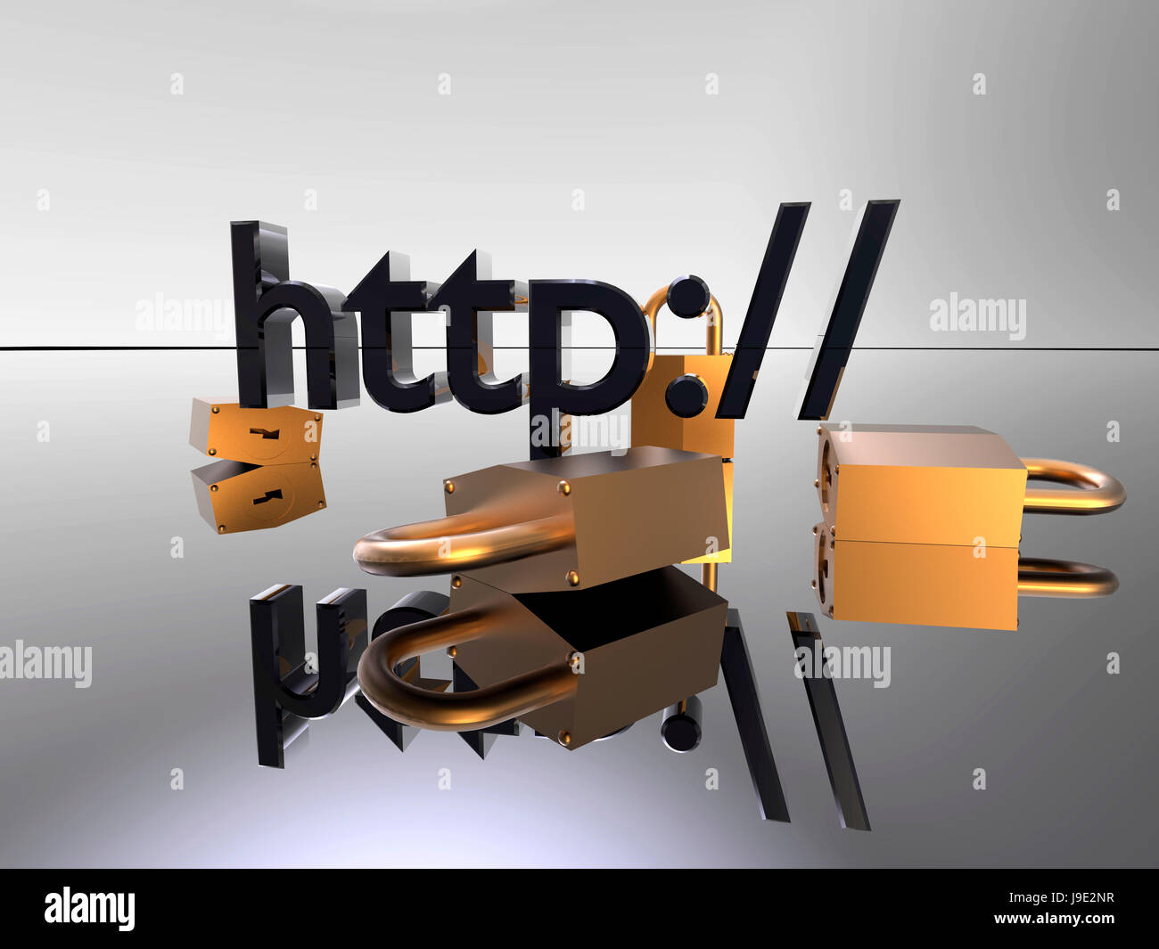 lock, isolated, model, design, project, concept, plan, draft, strong ...