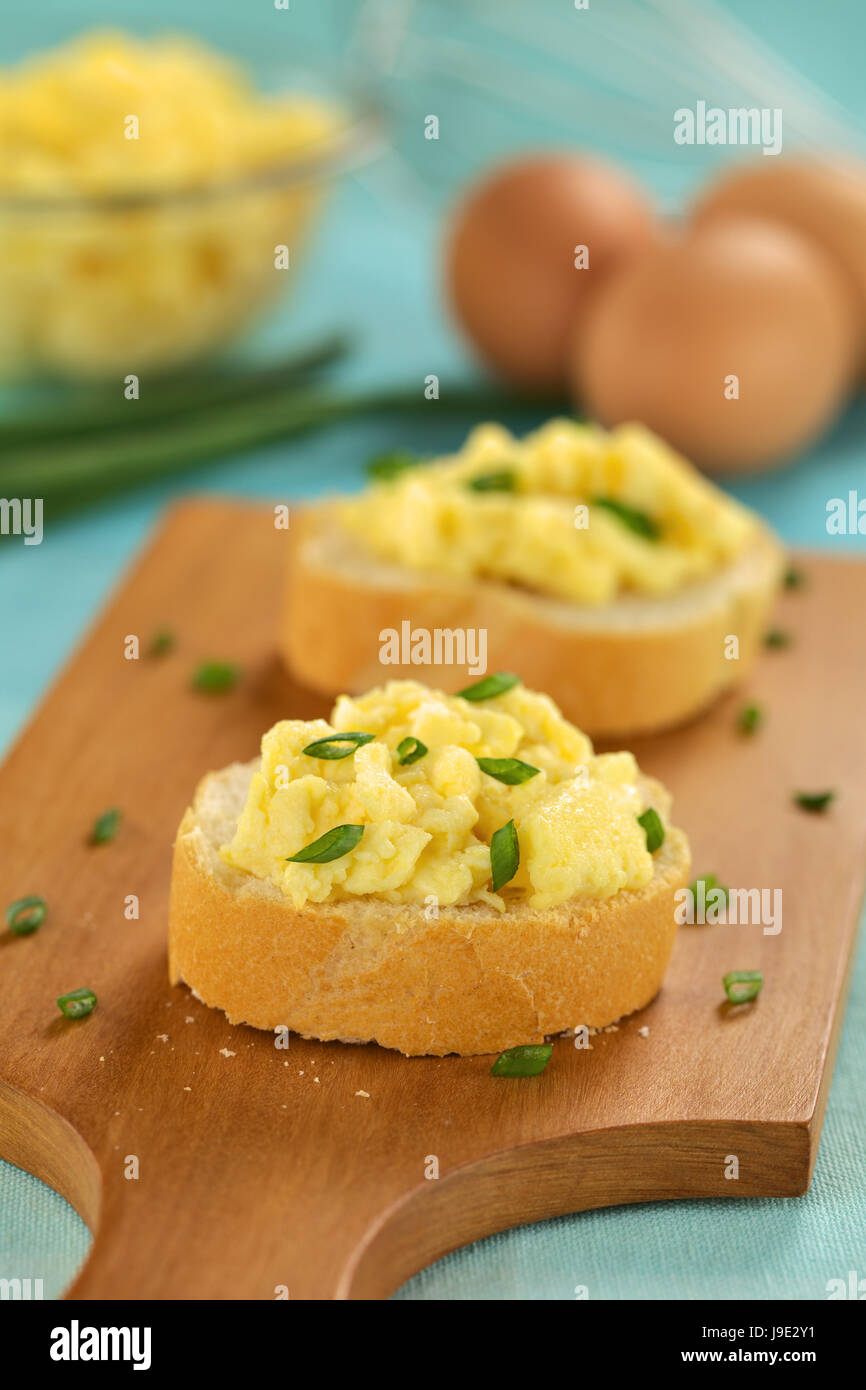bread, egg, sandwich, white bread, baguette, scrambled eggs, snack ...