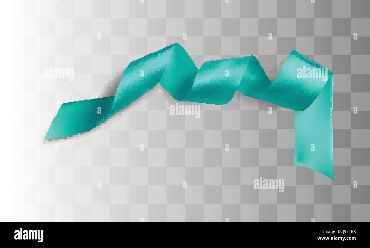 Blue realistic silk vector ribbon Stock Vector Image & Art - Alamy