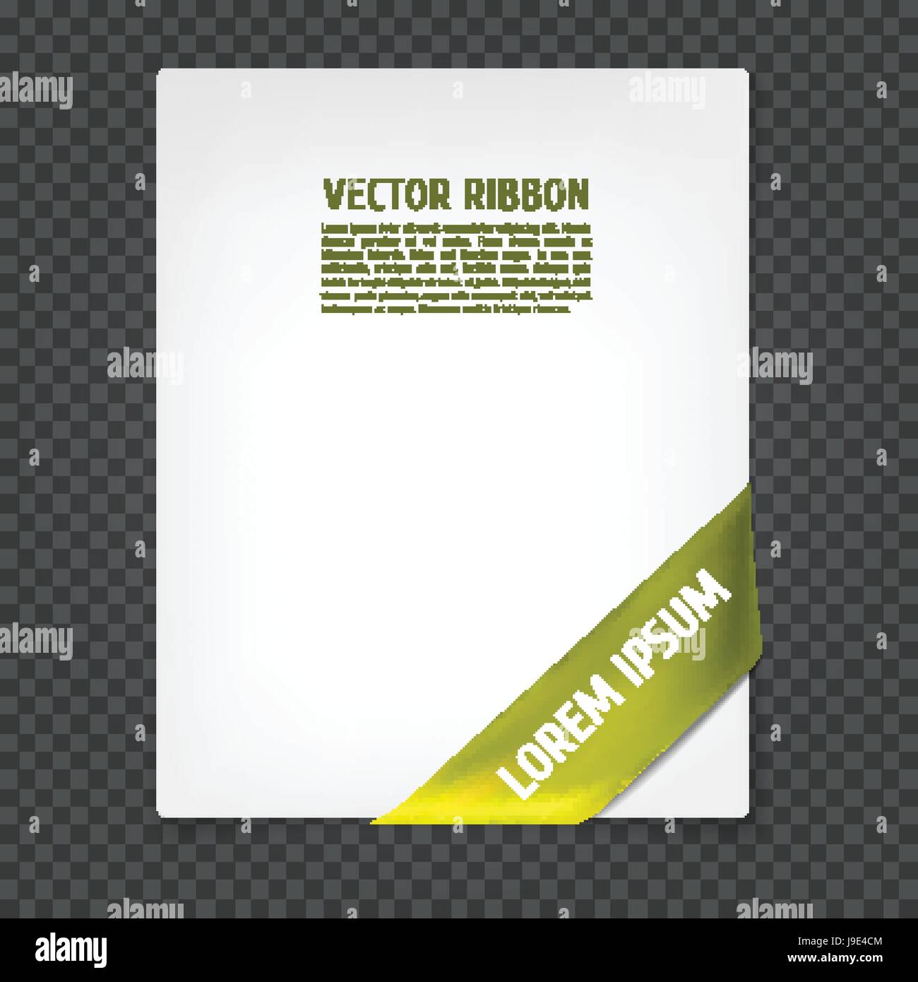 Corner vector ribbon Stock Vector Image & Art - Alamy