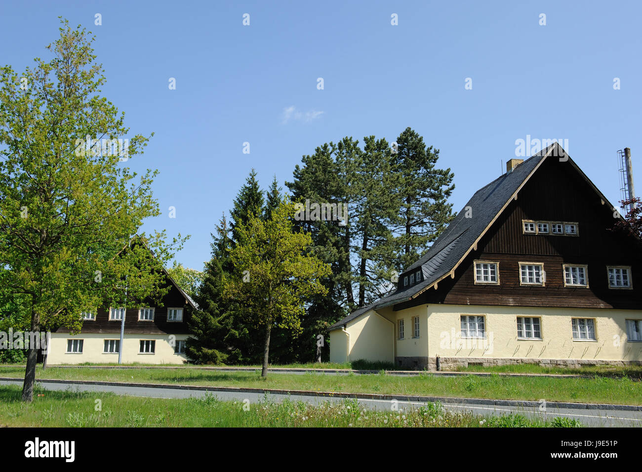 house, building, border, czechia, border crossing, house, building ...