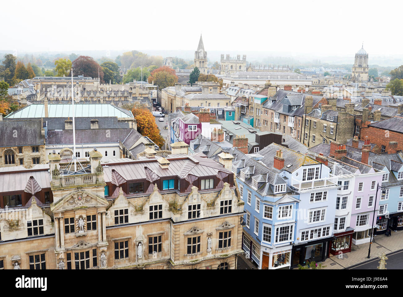 Aerial view of oxford hi-res stock photography and images - Alamy